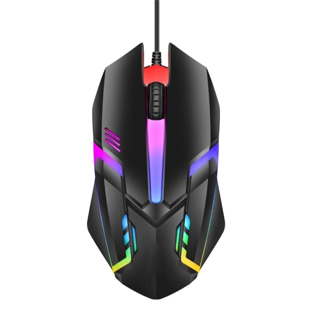 Mouse Gamer Para Jogo 2.400 DPI Óptico com LED RGB USB | Shopee Brasil