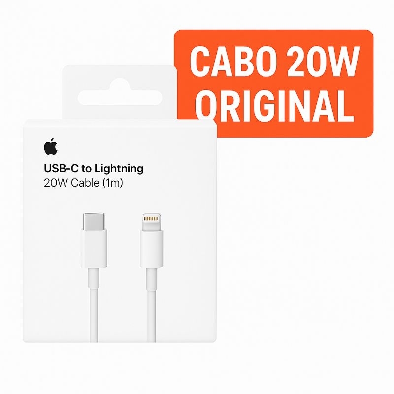 Cabo iPhone USB-C/Lightning 1M – Rápido, Resistente e Seguro | Shopee ...