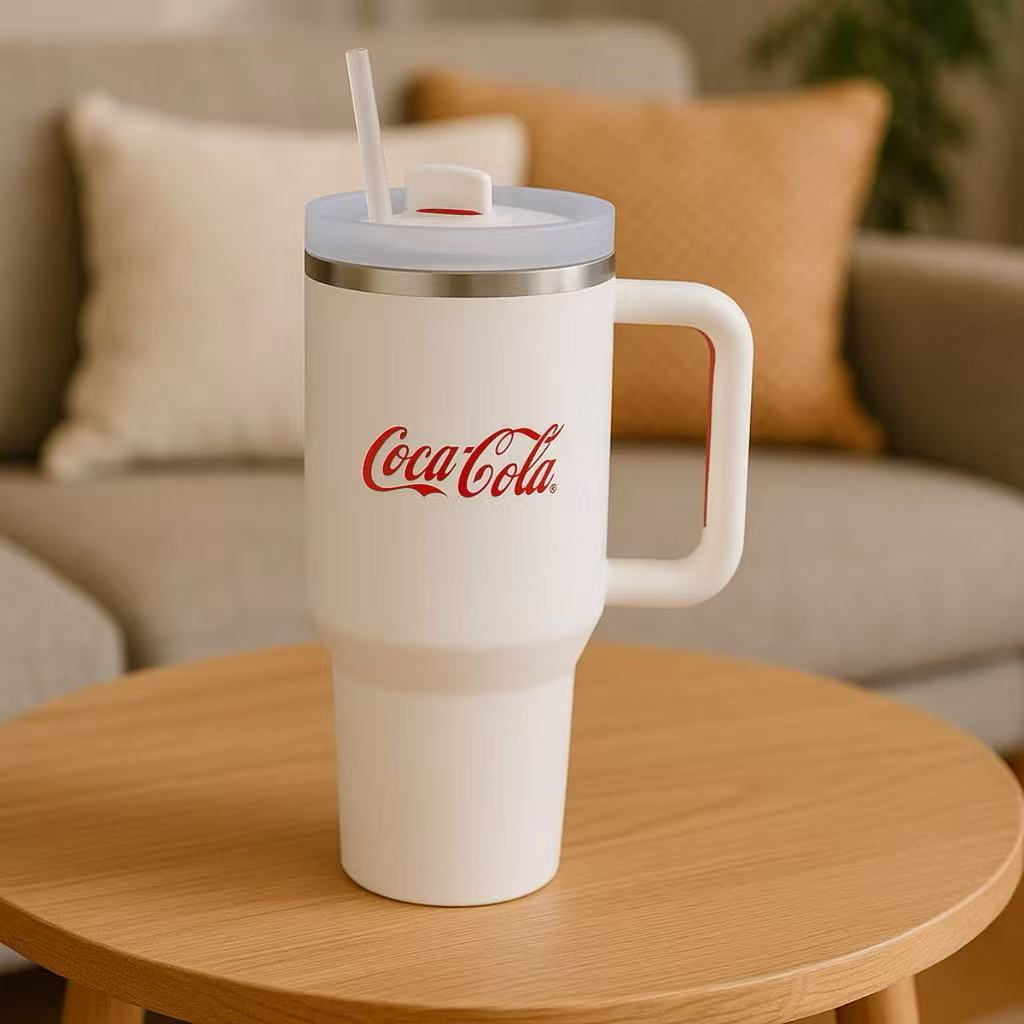 Copo Térmico Oficial C/ Tampa Coca Cola Coke 1,2l Canudo silicone ...