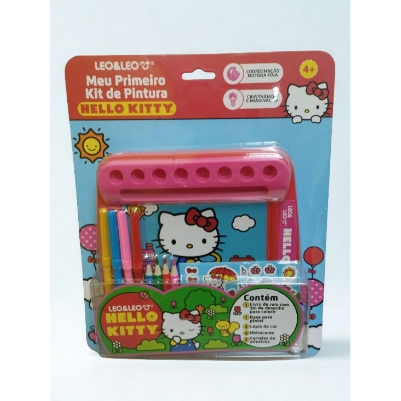 Meu Primeiro kit de Pintura Hello Kitty - Leo&Leo | Shopee Brasil