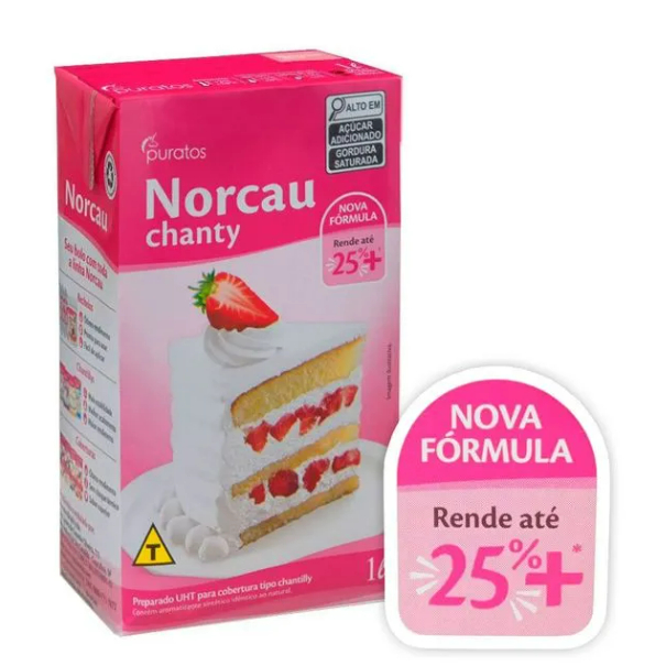 Chantilly Norcau Chanty Tradicional 1L - Puratos | Shopee Brasil
