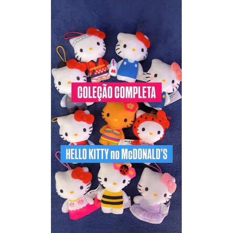 Coleção Hello Kitty MC Donald's (TODOS LACRADOS) | Shopee Brasil