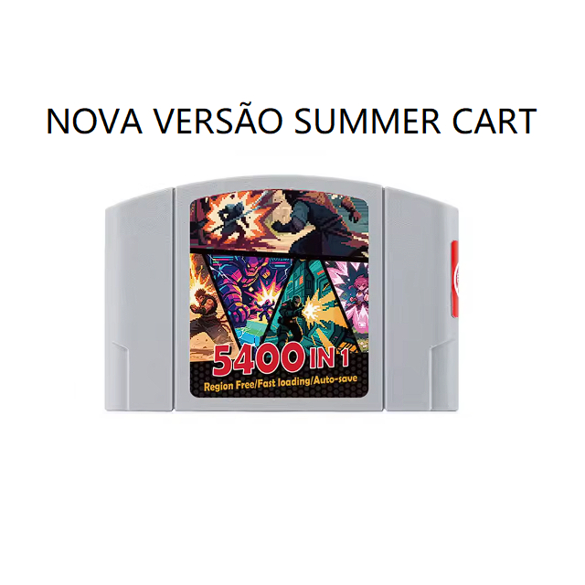 Cartucho Everdrive N64 Todos os Jogos Nintendo 64 16gb Flashcard Summer ...