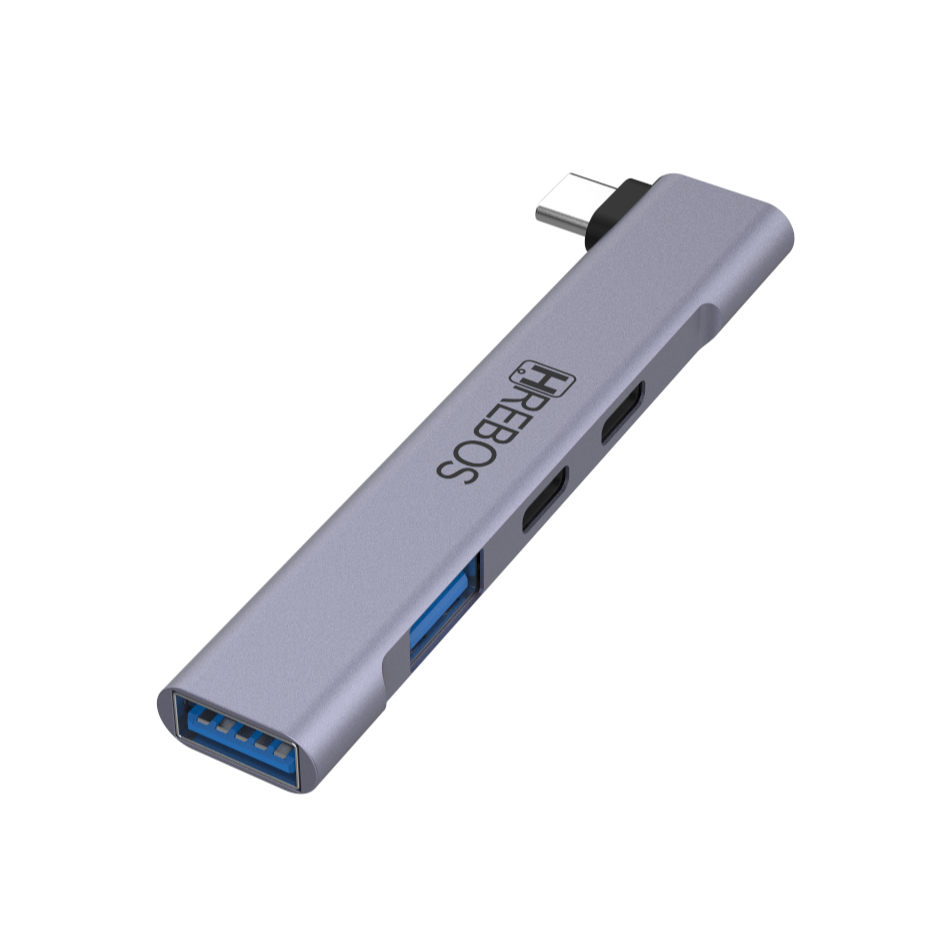 Adaptador Hub Tipo-C 3.0 Extensor 4 Portas - Conectores de Saída: 3 USB ...