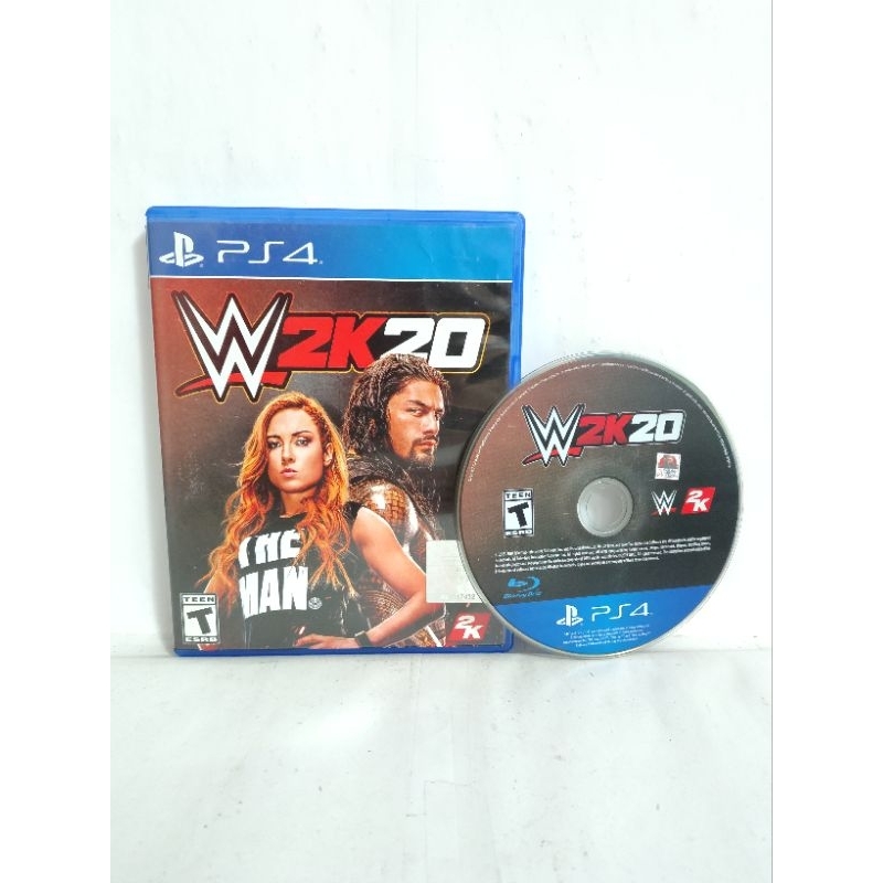 WWE 2K20 PS4 mídia física Impecável | Shopee Brasil