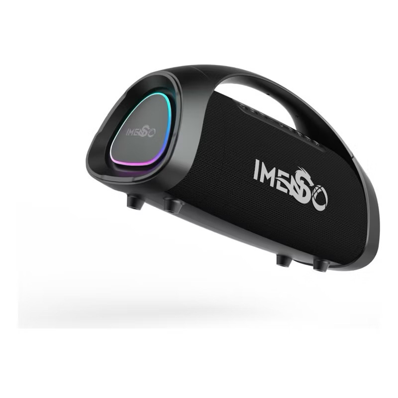 Caixa De Som Imenso X73 200w Rms 30000mah Rgb Ipx6 C/ 2 Mic Cor Preto ...