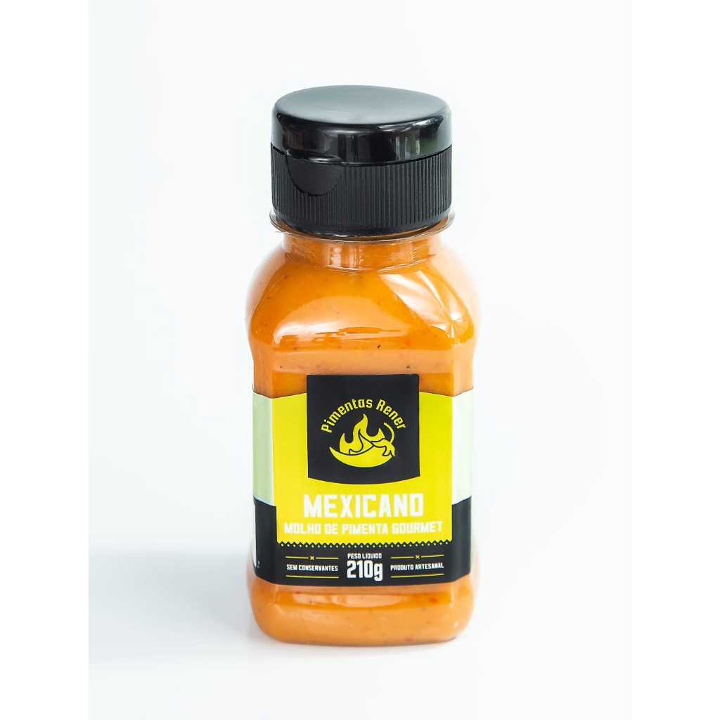 Pimentas Rener Molho de Pimenta Gourmet Mexicano - 210g - Pimenta ...
