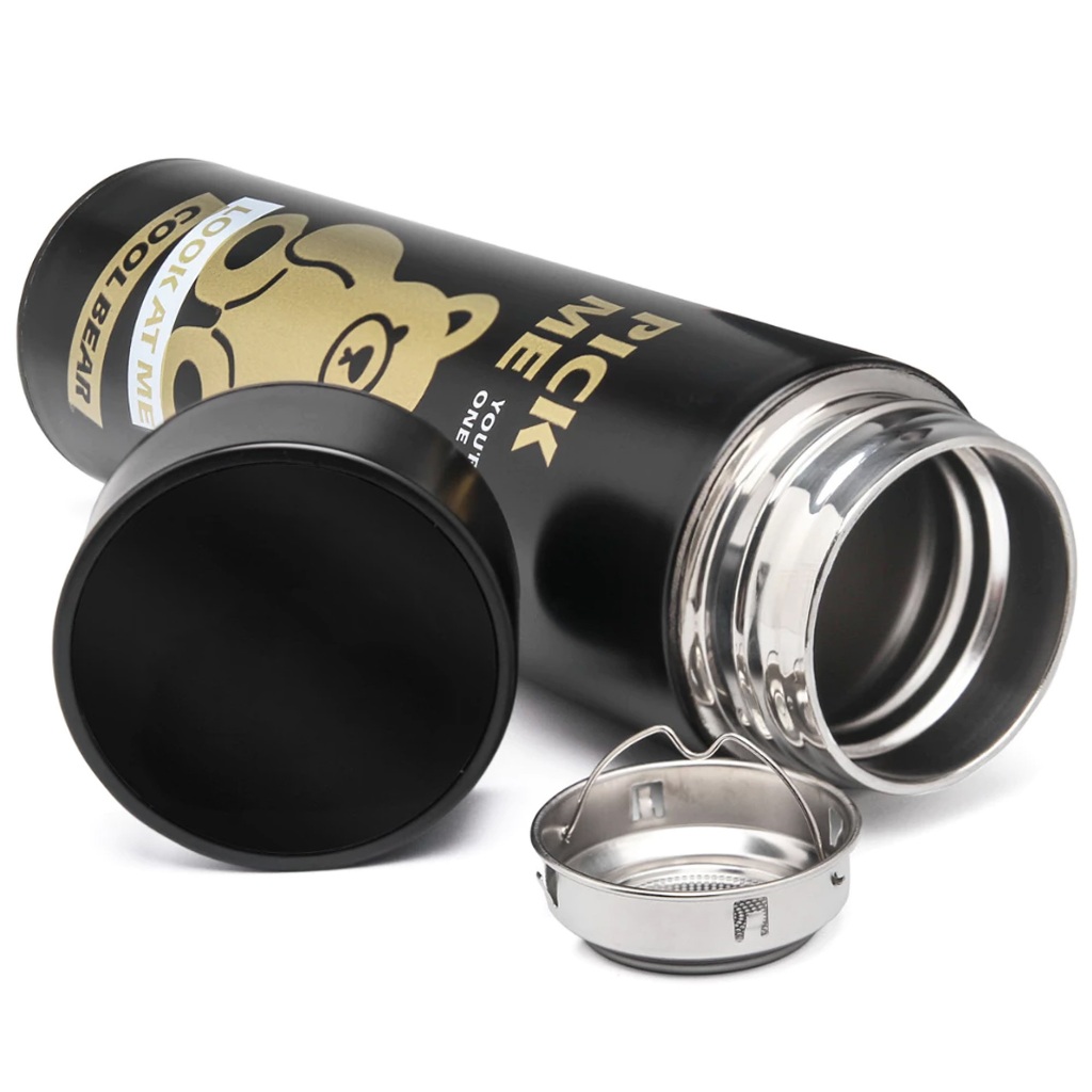 Garrafa Térmica Colorida 500ml Aço Quente Gelado Café Água Ideal Escola ...