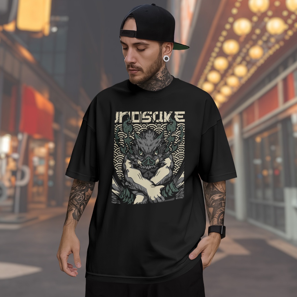 Camisa Demon Slayer Inosuke Kimetsu No Yaiba Anime Manga Japão Otaku ...