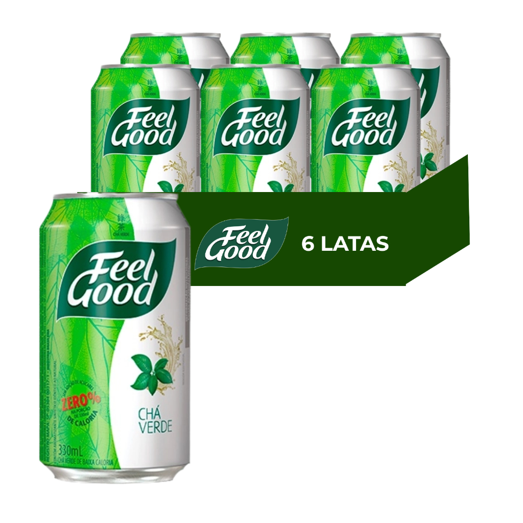Feel Good Kit 6 Latas de Chá Gelado 330ml - Escolha o Sabor! | Shopee ...