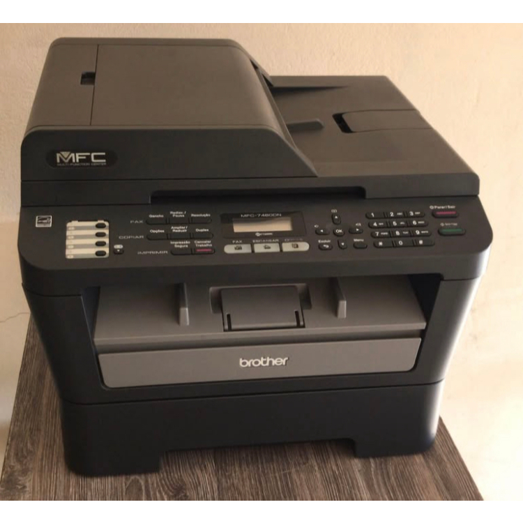 Impressora Multifuncional Laser Brother MFC-7460DN (( Rede, Duplex e ...