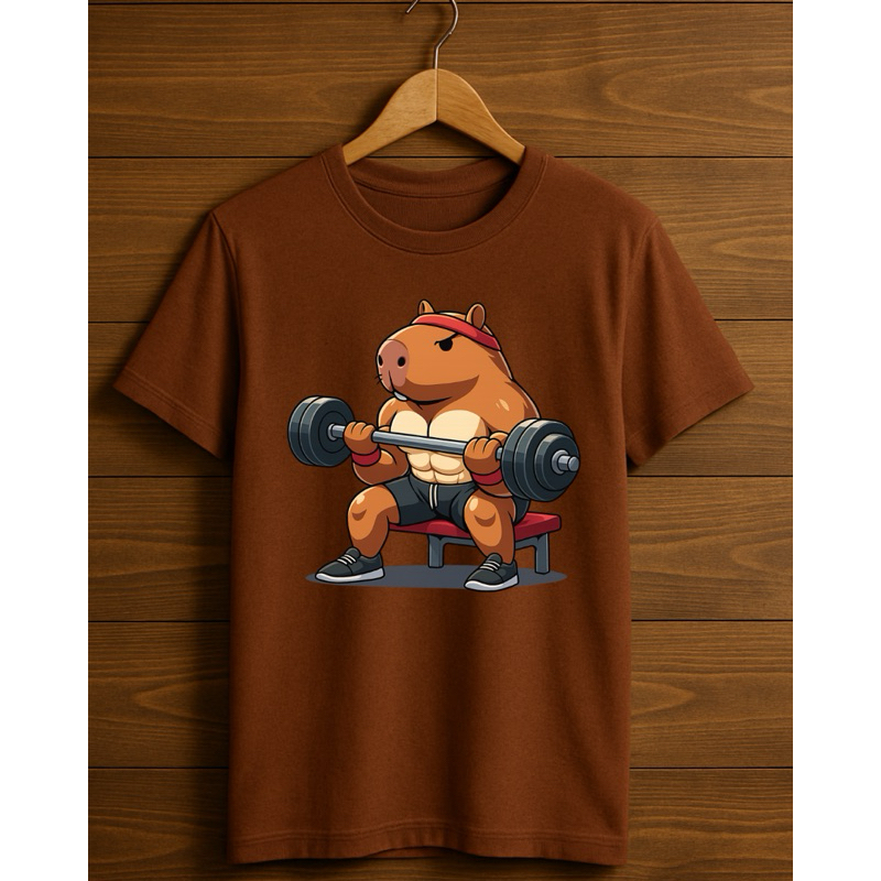 Camiseta Capivara musculação Academia | Unissex Algodão| Capybara ...