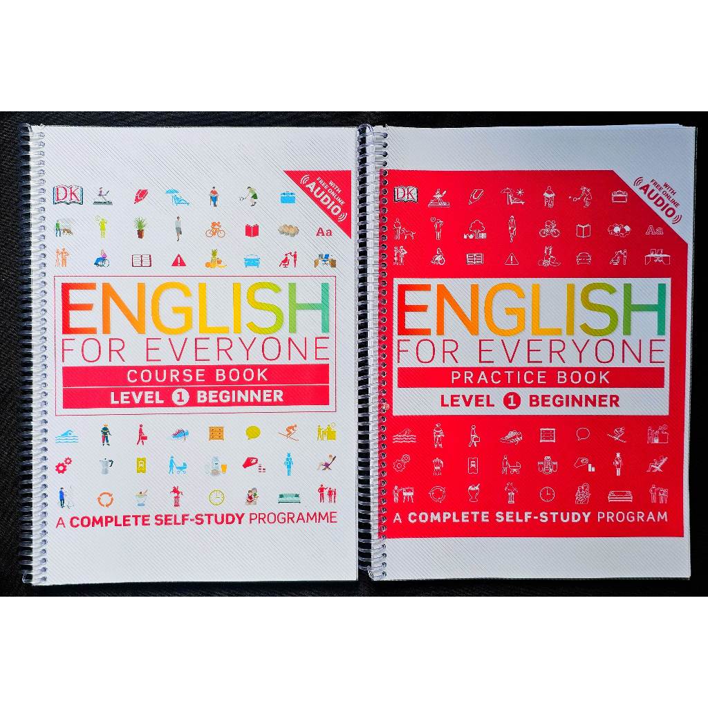 ENGLISH FOR EVERYONE LEVEL 1 BEGINNER COURSE BOOK e PRACTICE BOOK ...
