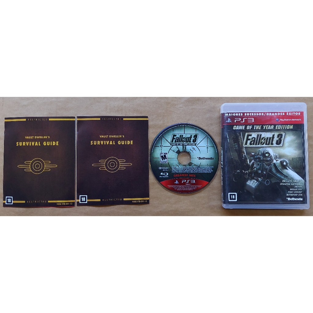 Fallout 3 Ps3 Playstation 3 Leia Veja Fotos | Shopee Brasil