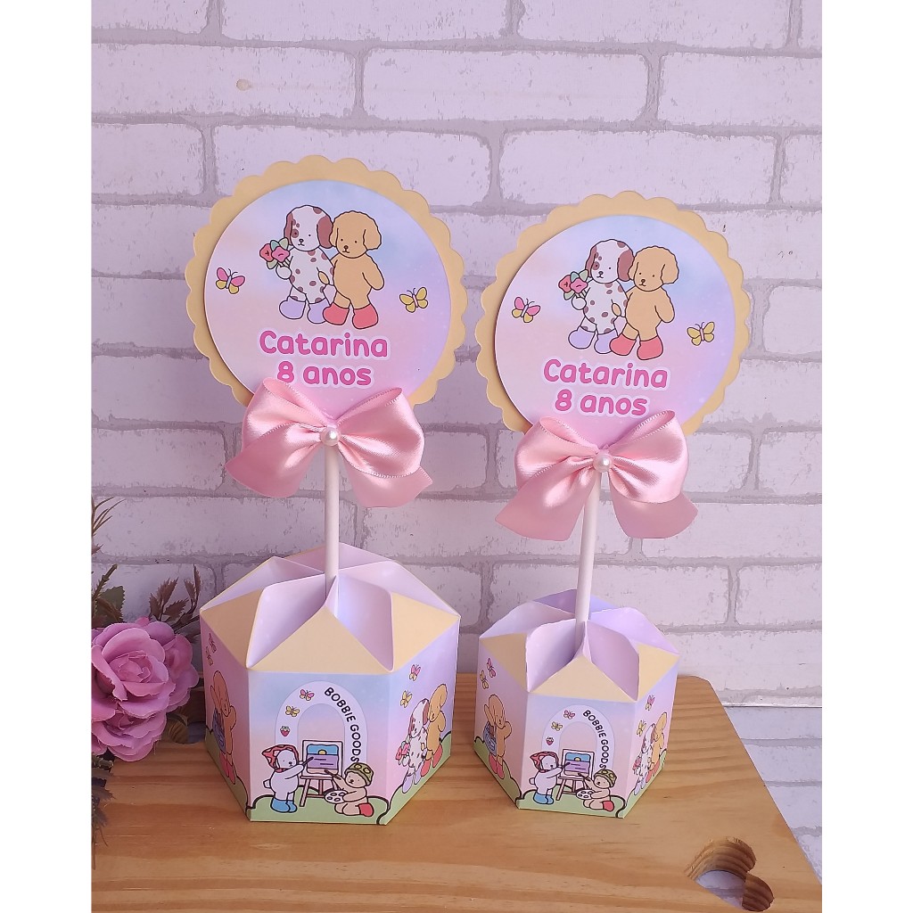 Centro de Mesa Kit Festa Personalizados Bob Goodie Lembrancinhas ...