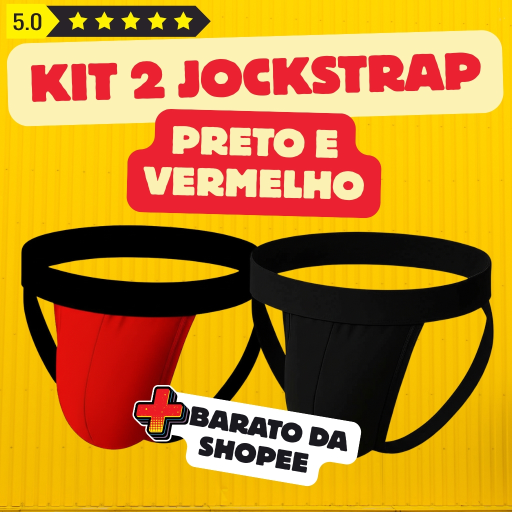 Jockstrap Kit 2 Cuecas Jockstrap Masculina Modal Sensual Conforto ...