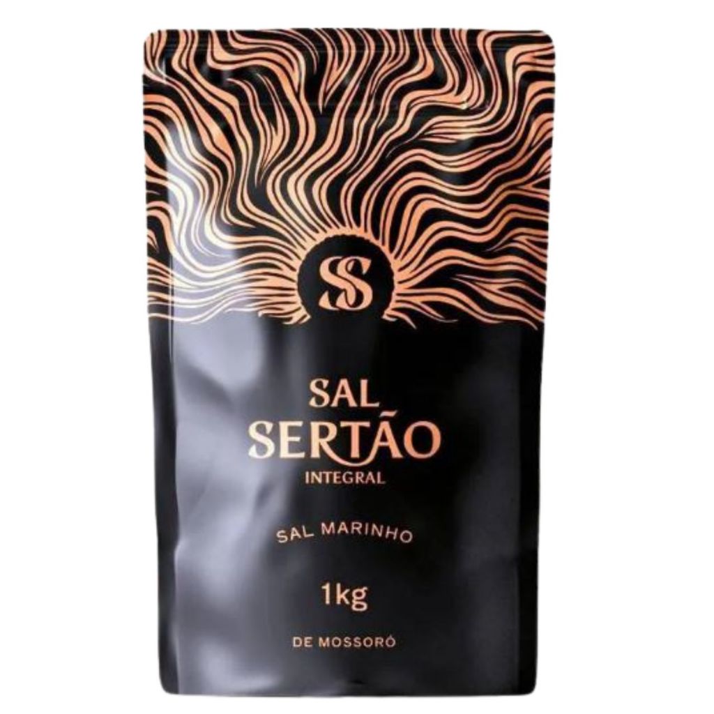 Sal Integral Marinho de Mossoró - (Sal Sertão) - 1kg | Shopee Brasil