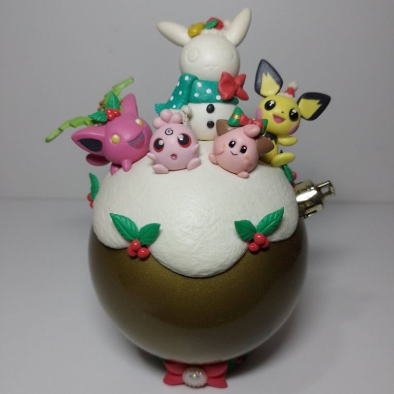 Enfeite de Natal Pokemon Pichu Cleffa Igglybuff Hoppip | Shopee Brasil