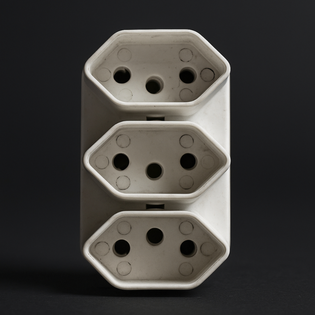 Kit Adptador T Universal De 20A Tripolar E Resistente Pino Tomada ...