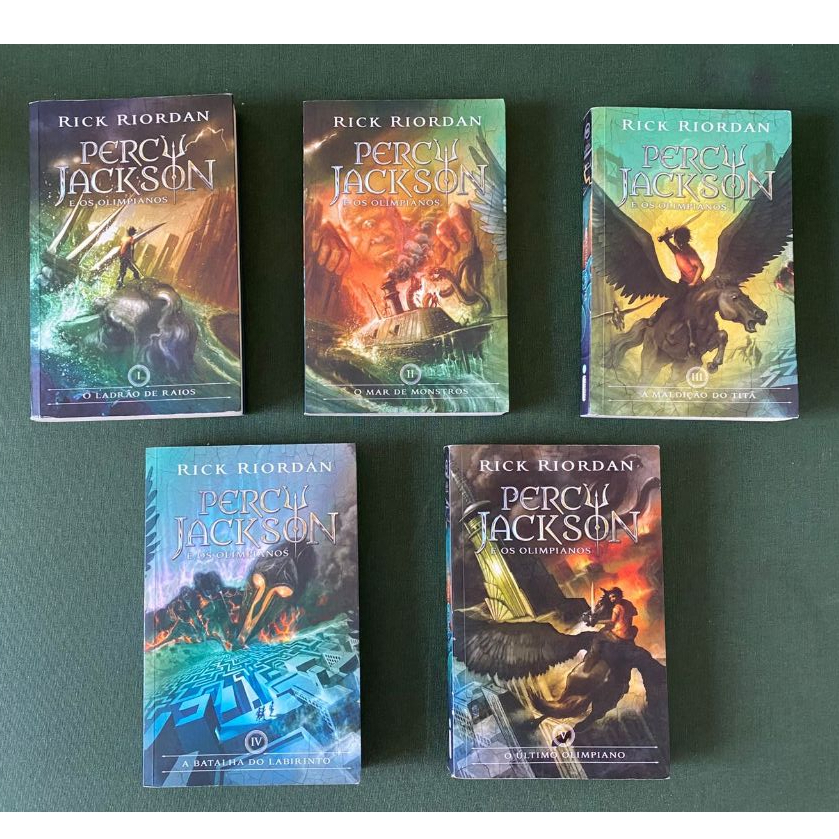 Box Percy Jackson - 5 Livros Coleção Completa | Shopee Brasil