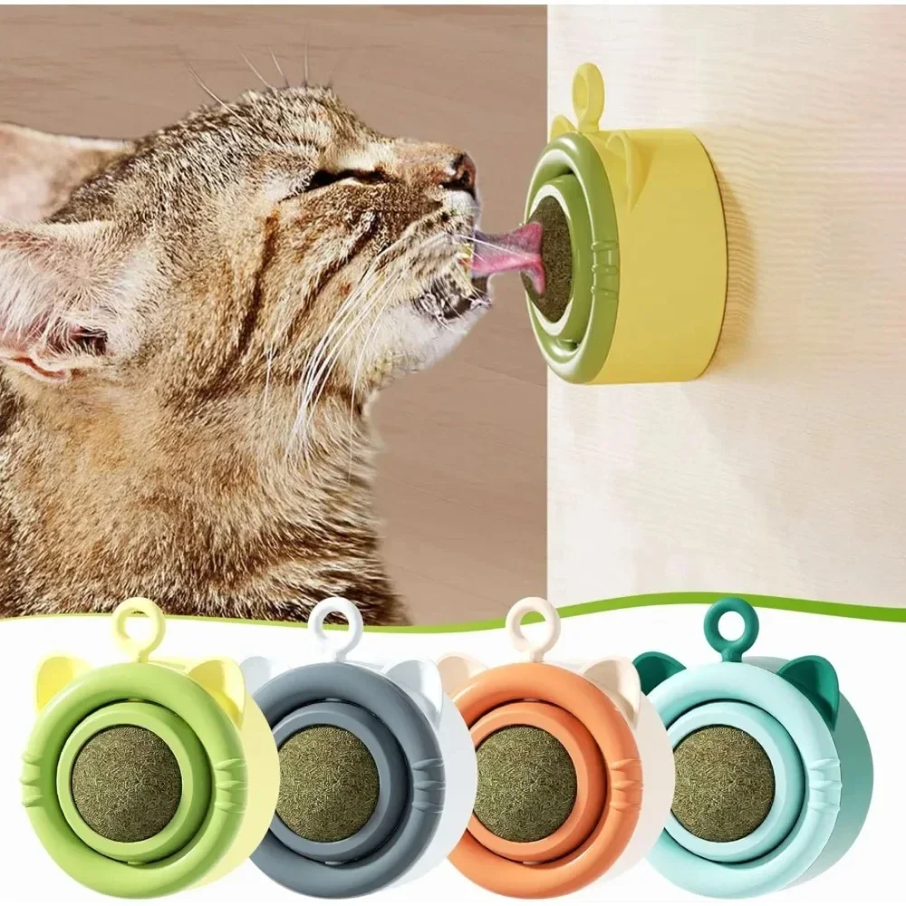 Brinquedo Para Gatos Bolinha Giratória Com Catnip Erva do Gato Natural ...