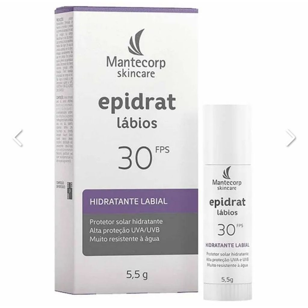 Hidratante Labial FPS 30 Epidrat - Mantecorp Skincare 5, 5g | Shopee Brasil
