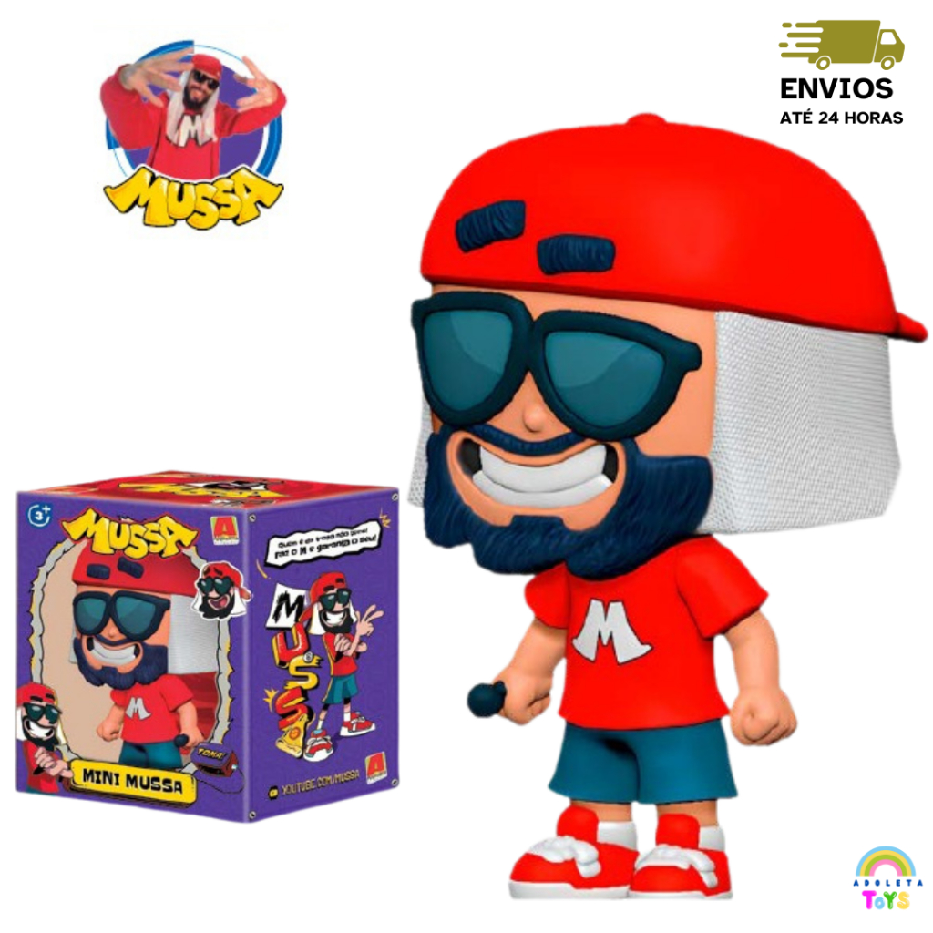 Boneco Do Mussa 15 cm Em Vinil Mussoumano Original e Articulado ...