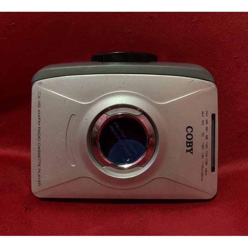 rádio walkman cassette play / AM/FM COBY -CX 49 funcionando !! ( LEIA A ...