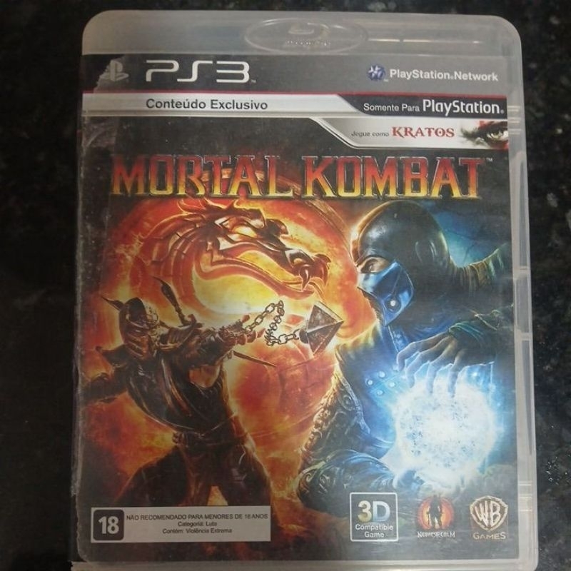 Mortal Kombat Ps3 ( Detalhe Capa ) | Shopee Brasil