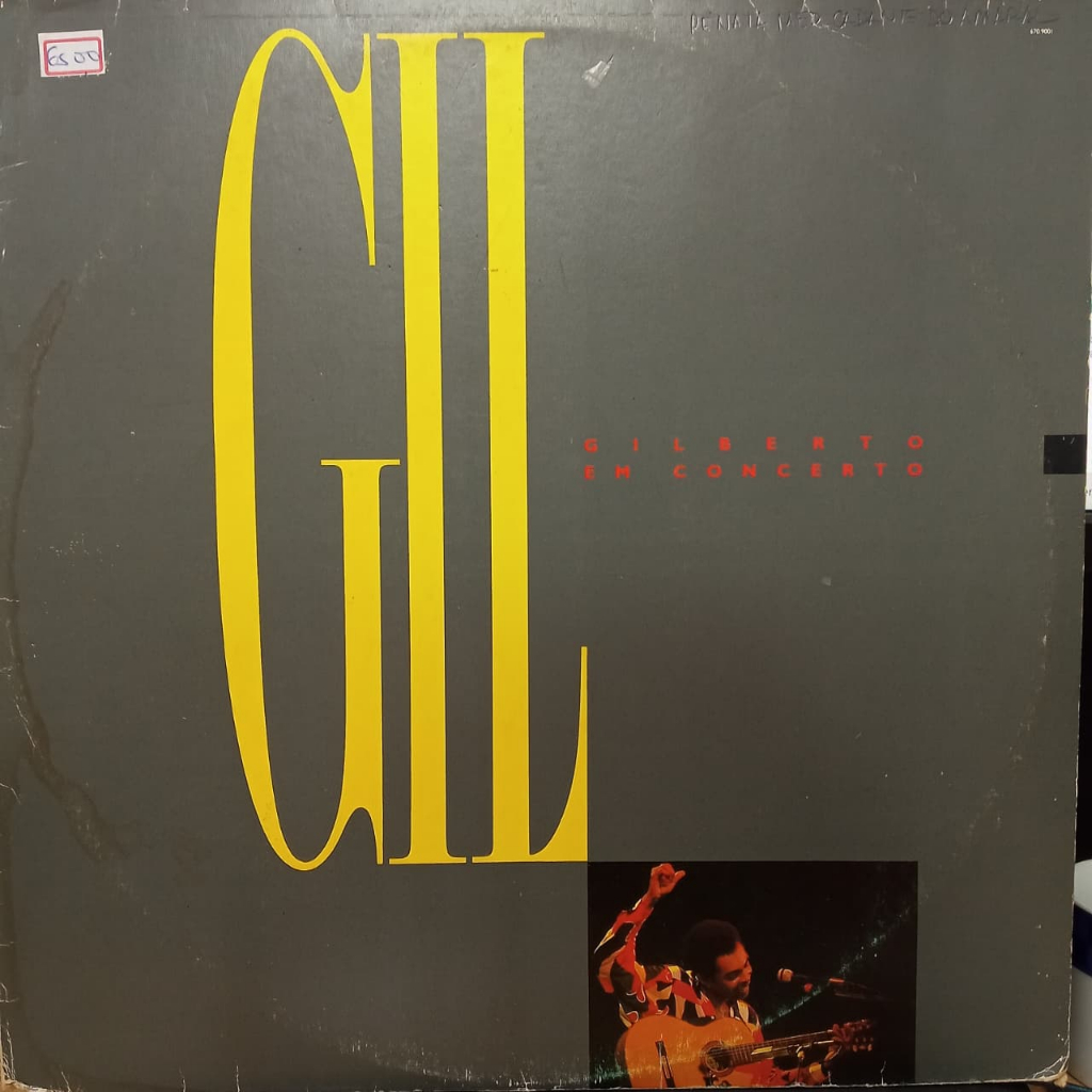 Disco de Vinil: Gilberto Gil - Em Concerto (1987) | Shopee Brasil