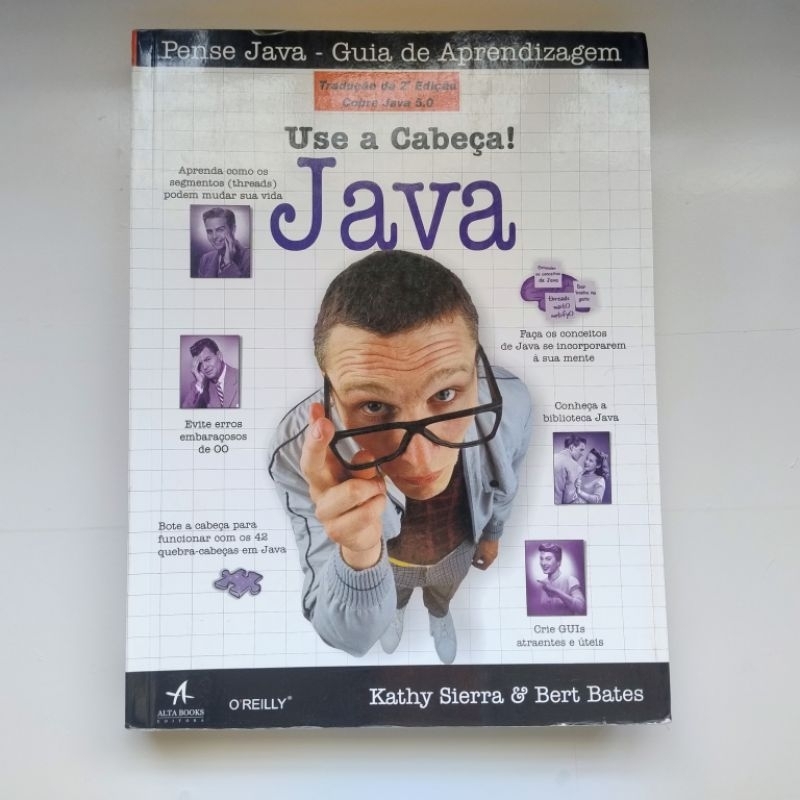 Livro Use A Cabeça Java /Pense Java / Guia de Aprendizagem/ ciências da ...