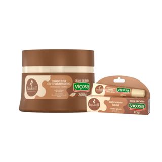 Máscara de Tratamento Doce de Leite Haskell + Gloss Protetor Labial ...