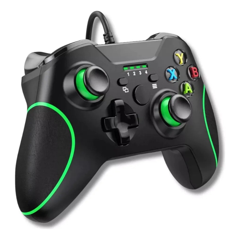 Controle Xbox One Com Fio USB para PC / Series S / X / FAT Manete ...