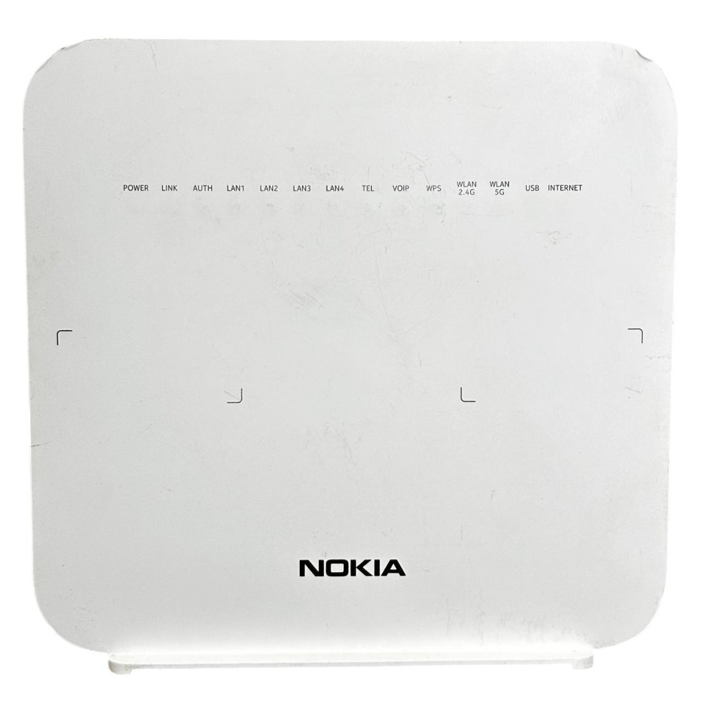 Lote 10 Ont Onu e Roteador Lan Gigabit Nokia G-140W-H WIFI 1200Mbps DualBand Branco Com Fonte ...