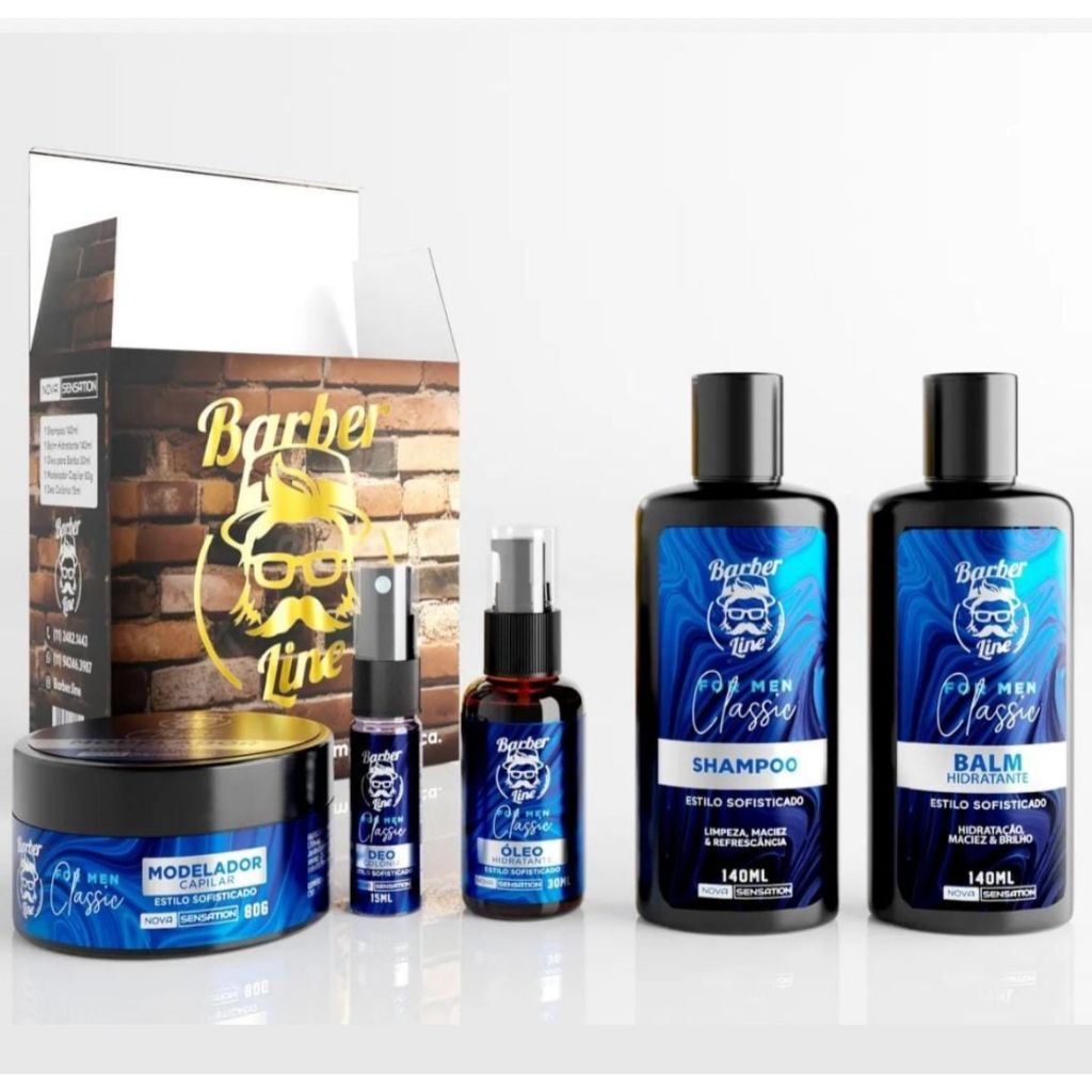 Kit Classic Barber Line 5 passos | Shopee Brasil