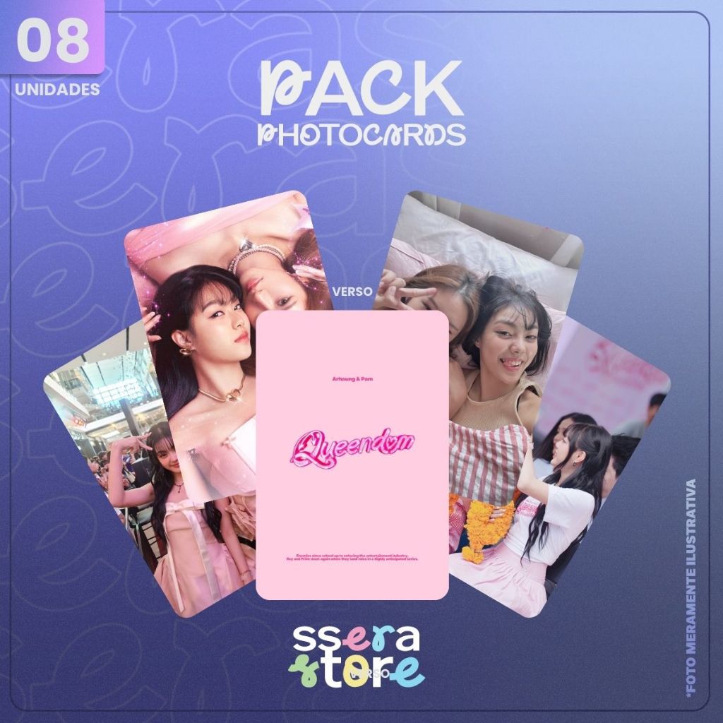Queendom The Series GL Arhoung Pam Photocards Fanmade | Shopee Brasil