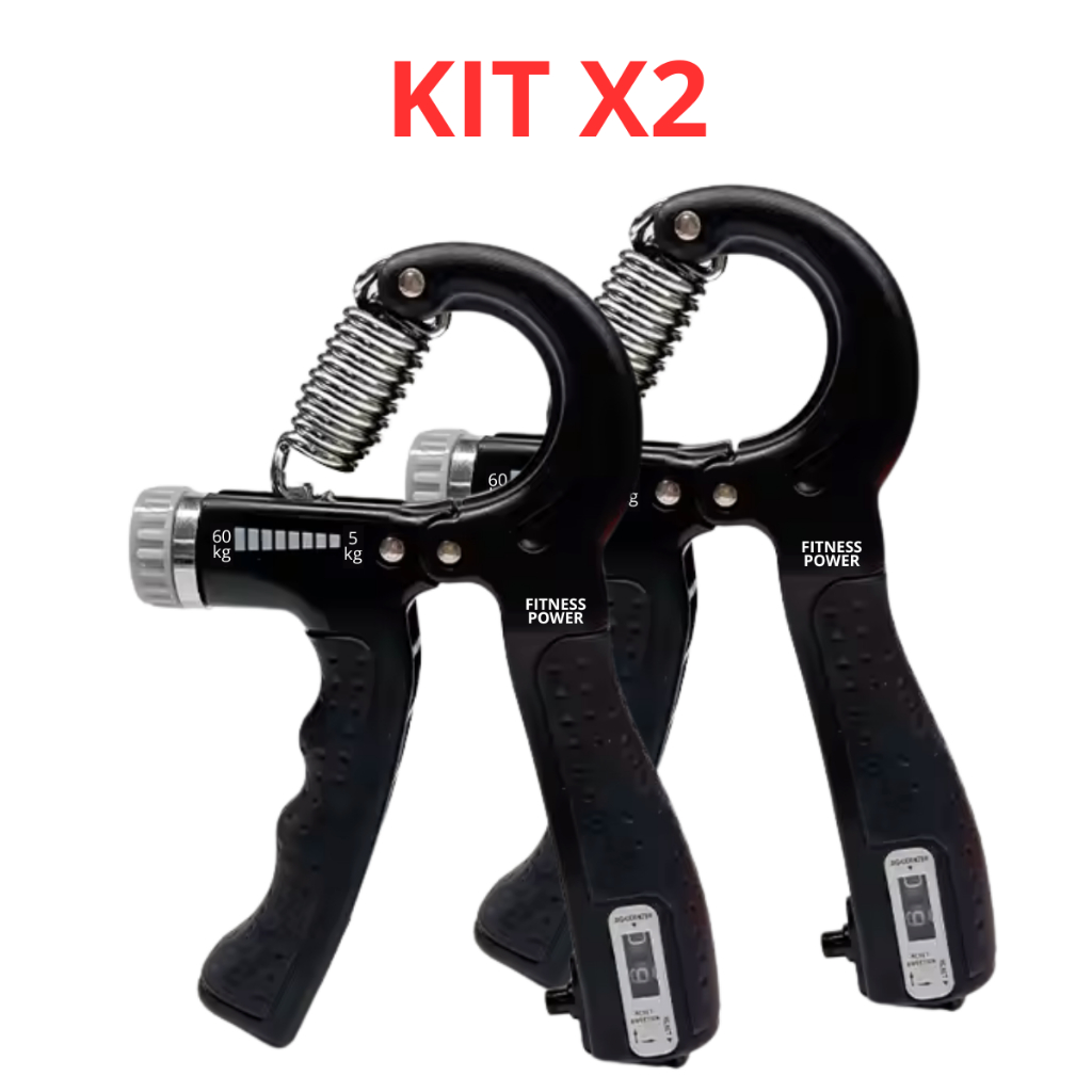 Hand Grip Flexor De Punho 5-60KG Ajustável Com Mola – Exercite a Força ...