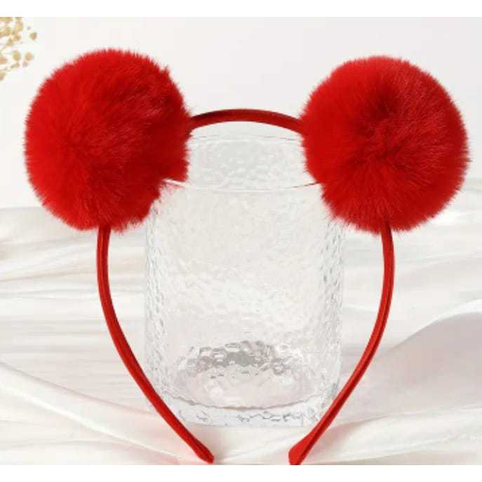 kit 2 tiara pom pom pelucia poliana/maria clara arco de cabelo moda ...