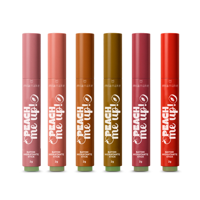 BATOM STICK PEACH ME UP MIA MAKE | Shopee Brasil