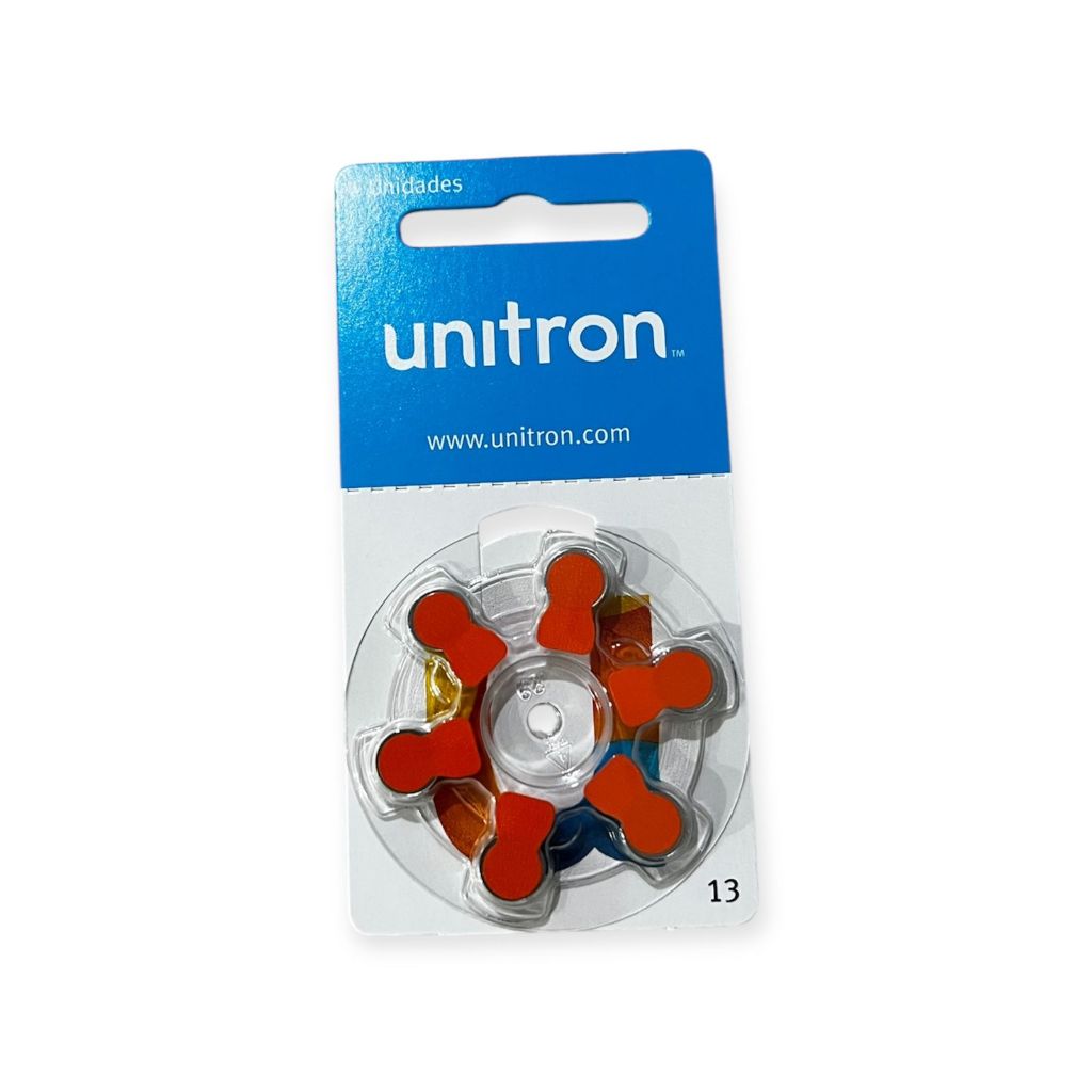 Baterias Auditivas Unitron 13 Pr48 1,45V 30Unidades 05 cartelas ...