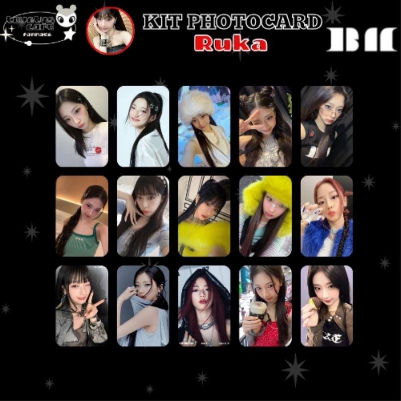 KIT 15 photocard fanmade Ruka Babymonster - leia a descrição! | Shopee ...