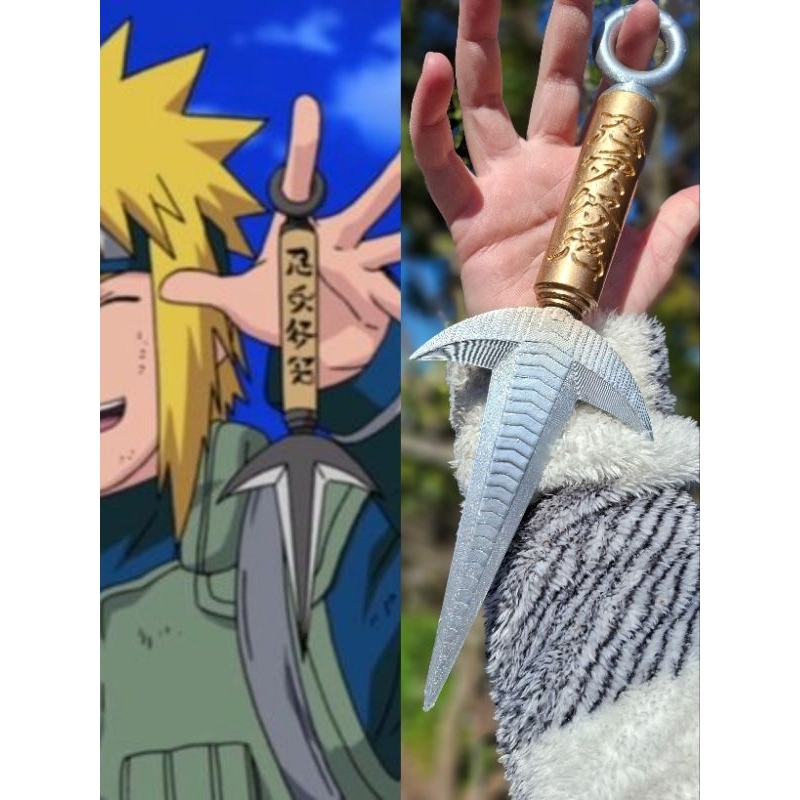 Kunai do Minato Namikaze Yondaime Hokage – Naruto Shippuden Cosplay enfeite + Brinde | Shopee Brasil
