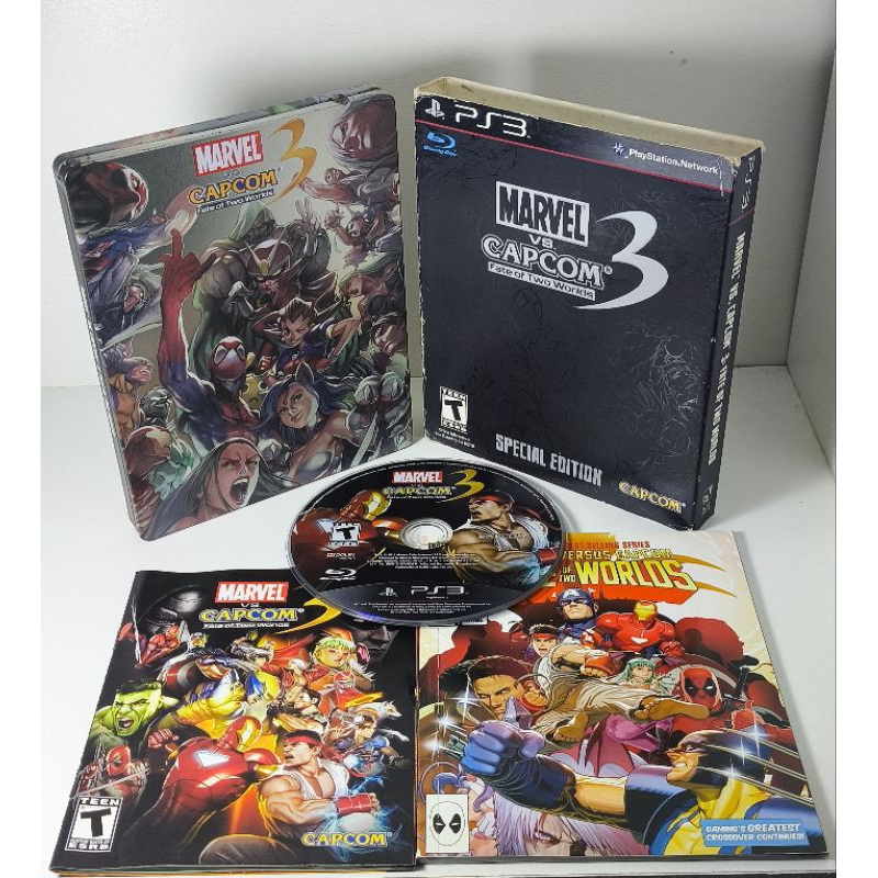 MARVEL VS CAPCOM 3 FATE OF TWO WORLDS ESPECIAL EDITION PS3 | Shopee Brasil