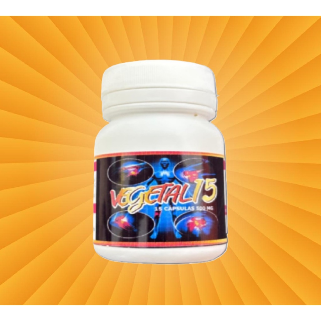 Vegetal15 100% Natrural Original 1 Pote com 15 caps. concentradas | Shopee Brasil