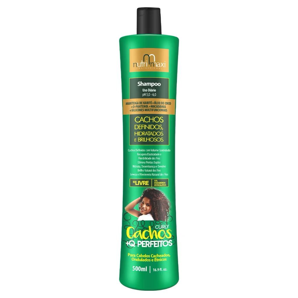 Shampoo Cachos Milagrosos Nutri Maxi 500ml | Shopee Brasil