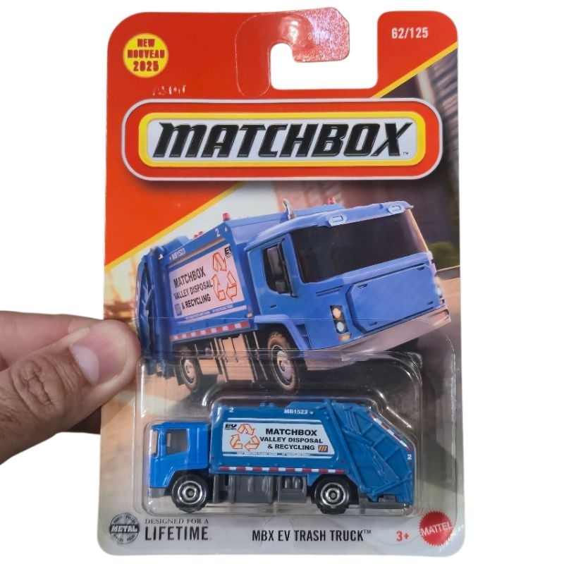 MBX EV Trash Truck Matchbox 2025 JBN75 | Shopee Brasil