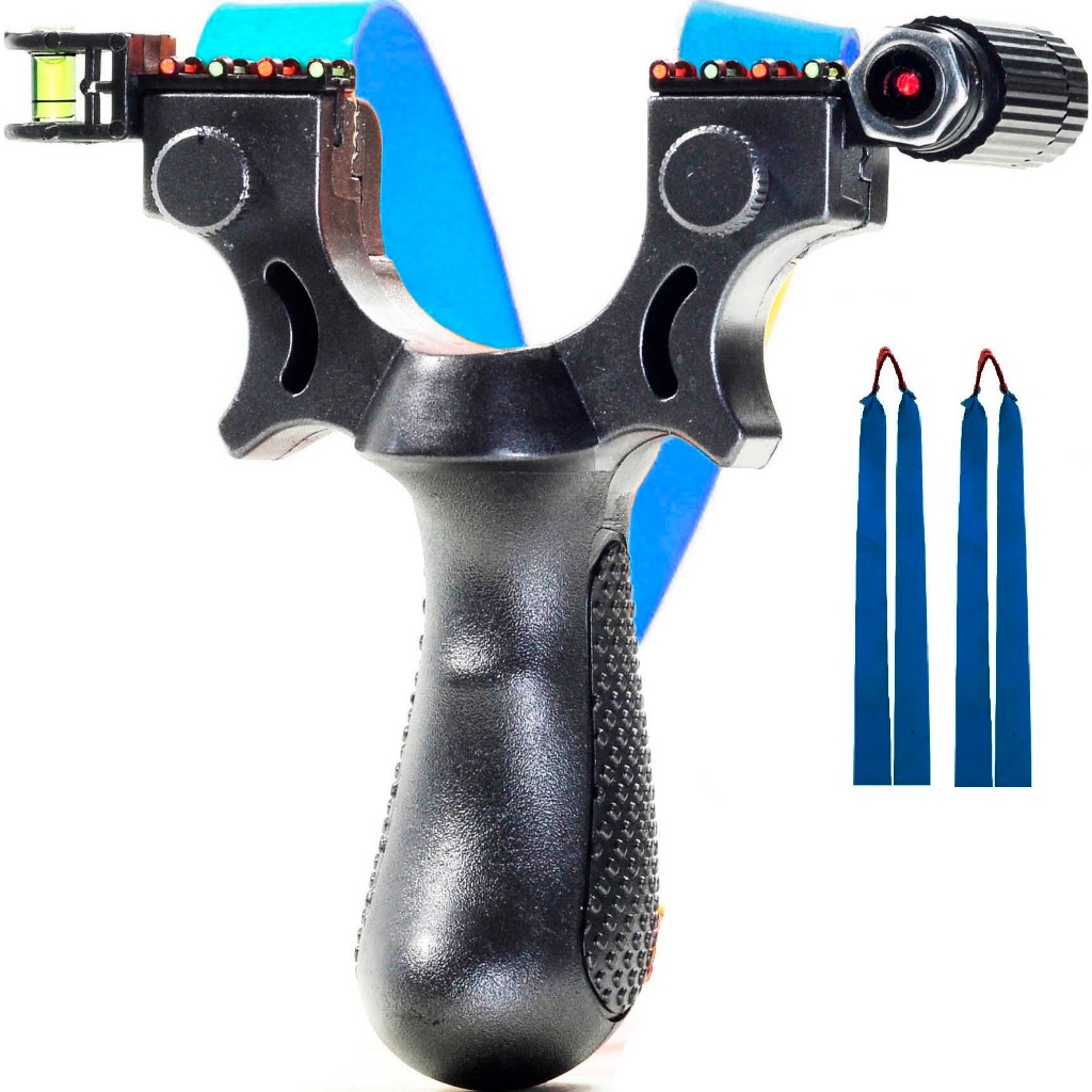 Estilingue Atiradeira Profissional Bodoque M13 Com Laser e Nível 2 ...