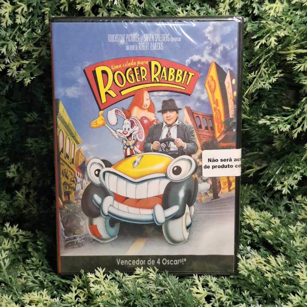 DVD - Uma Cilada Para Roger Rabbit - Lacrado / Dublado | Shopee Brasil