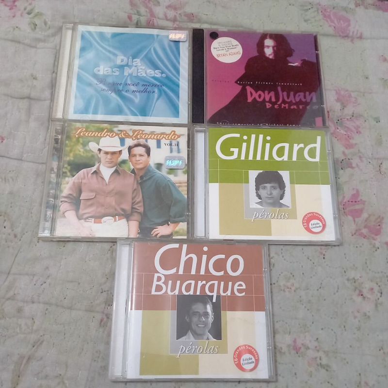 Cds Diversos - Chico Buarque, Leandro e Leonardo ...Leia a Descrição ...