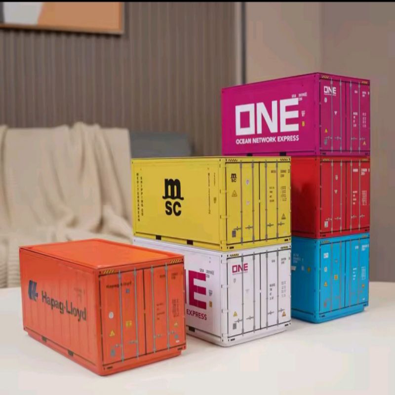 Miniatura Container Carga Marítimo MSC One Zim Maersk Aliança CMACGM ...